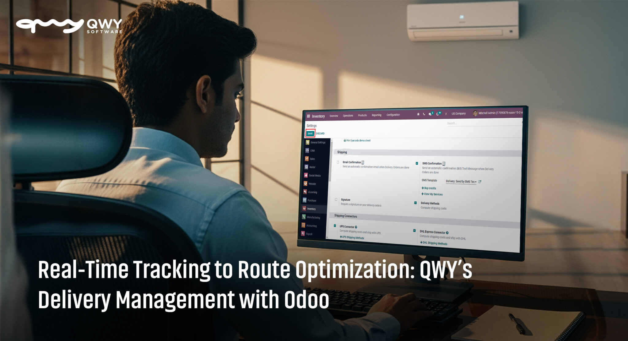 Real-Time Delivery Management with Odoo | QWY Software